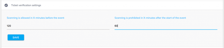 Ticket control at the event entrance - TicketTool